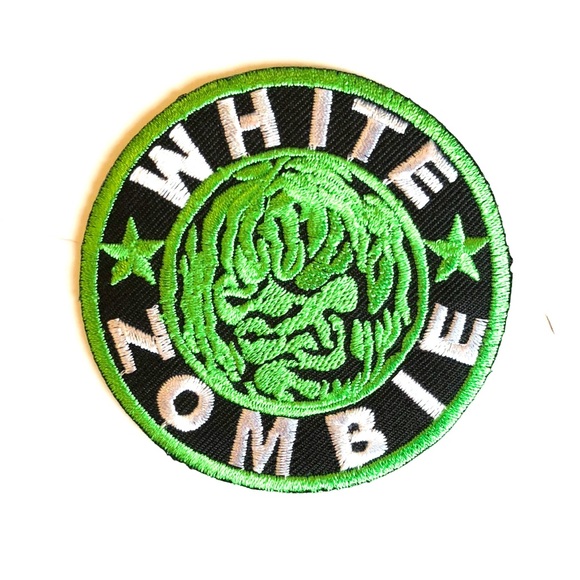 Accessories | White Zombie Patch Iron On Band Badge Applique | Poshmark
